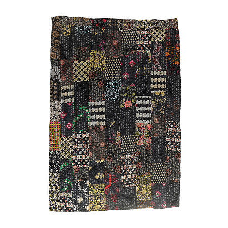 Click here for LR Home Kher Patchwork Midweight Throw  One Size... prices