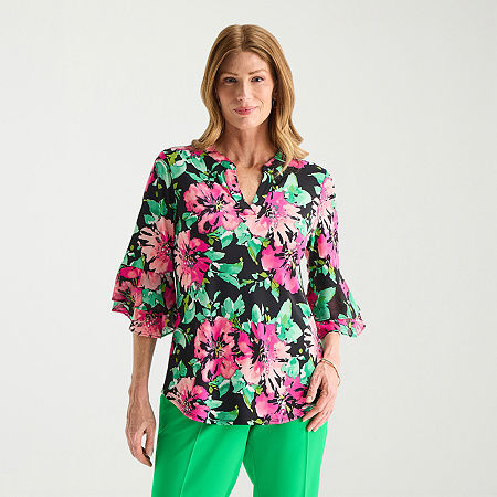 Click here for Black Label by Evan-Picone Womens Petite Split Cre... prices