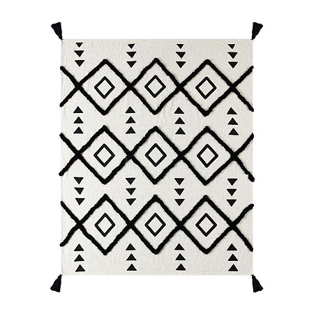 Click here for LR Home Ethan Modern Throw  One Size  Black prices