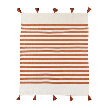 Click here for LR Home Hanny Striped Washable Reversible Throw  O... prices