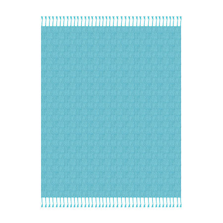 Click here for LR Home Grayson Solid Reversible Throw  One Size... prices