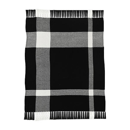 Click here for LR Home Dylan Checked Reversible Throw  One Size... prices