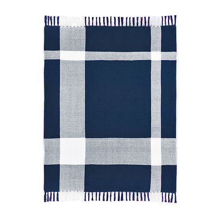 Click here for LR Home Dylan Checked Reversible Throw  One Size... prices