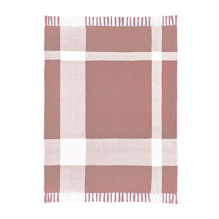 Click here for LR Home Dylan Checked Reversible Throw  One Size... prices