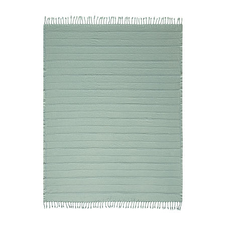 Click here for LR Home Silvia Stripe Washable Reversible Throw  O... prices