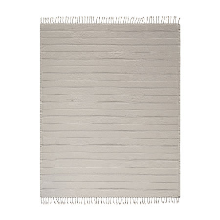 Click here for LR Home Silvia Stripe Washable Reversible Throw  O... prices