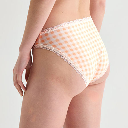 Click here for Arizona Body Cotton with Lace High Leg Bikini  X-l... prices