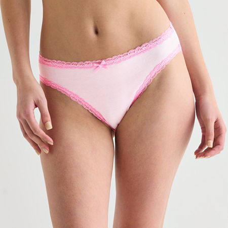 Click here for Arizona Body Cotton with Lace High Leg Bikini  Xx-... prices