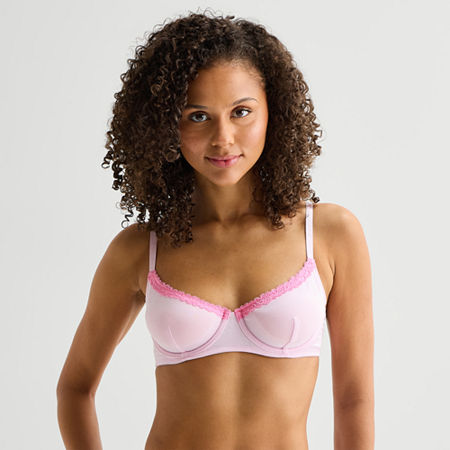 Click here for Arizona Body Cotton with Lace Unlined Balconette B... prices