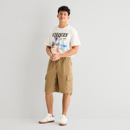 Click here for Arizona Baggy Fit Mens Cargo Short  Medium  Brown prices