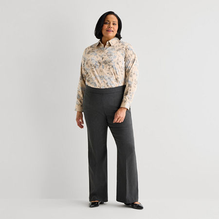 Click here for Liz Claiborne Lisa Womens Plus Flare Pull-On Pant... prices
