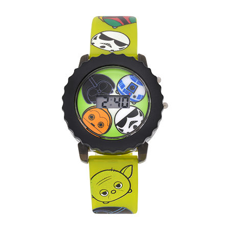 Click here for Star Wars Boys Digital Green Strap Watch Swt4009jc... prices