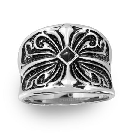 Click here for Mens Diamond Accent Natural Black Diamond Stainles... prices