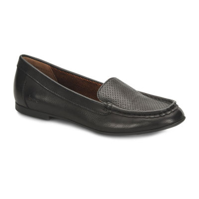 BOC by Born Jana Womens Moc Closed Toe Loafers, Color: Black - JCPenney