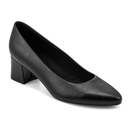 Click here for Easy Spirit Nicole Womens Round Block Heel Pumps... prices