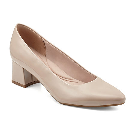 Click here for Easy Spirit Nicole Womens Round Block Heel Pumps... prices