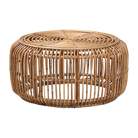 Click here for Aliane Rattan Round Rattan Coffee Table  One Size... prices