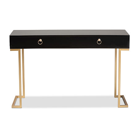Click here for Beagan 2-Drawer Console Table  One Size  Black prices
