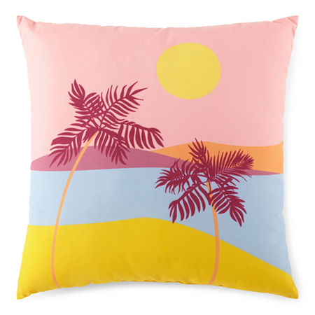 Click here for Outdoor Oasis 20x20 Sunset Square Throw Pillow  On... prices
