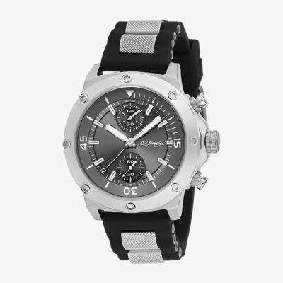 Ed Hardy Mens Black Strap Watch 50443s-42-D02 - JCPenney