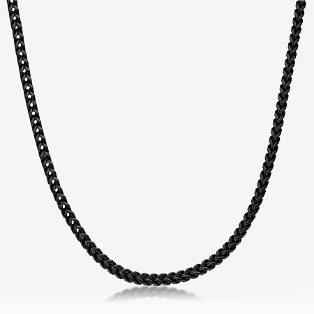 Click here for Mens Stainless Steel IP Foxtail Chain  One Size  B... prices