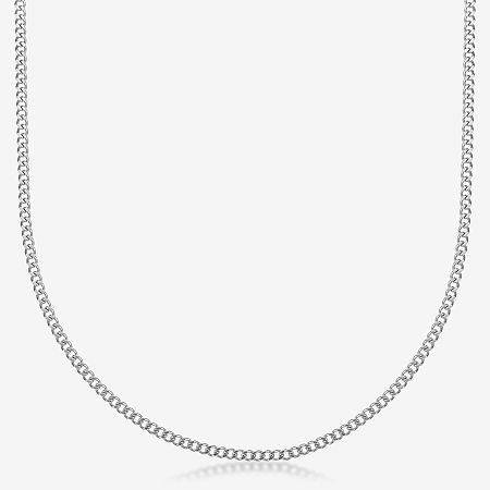 Click here for Mens Stainless Steel 18 2mm Curb Chain  One Size prices