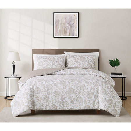 Cannon Sylvana Jacobean Reversible 3pc. Comforter Set