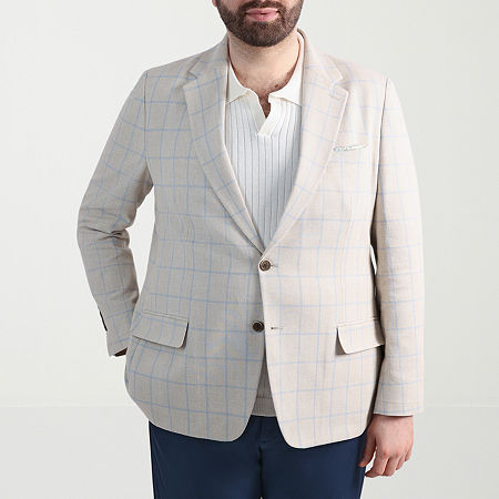 Click here for Haggar Mens Big and Tall Windowpane Classic Fit Sp... prices