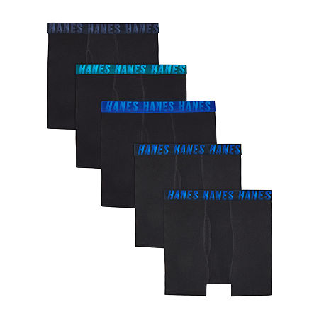 Boys Hanes(R) Moves 5pk. XTemp(R) Boxer Briefs