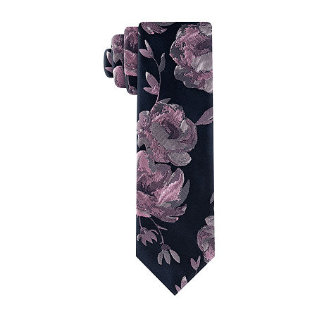 Click here for J. Ferrar Floral Tie  One Size  Blue prices