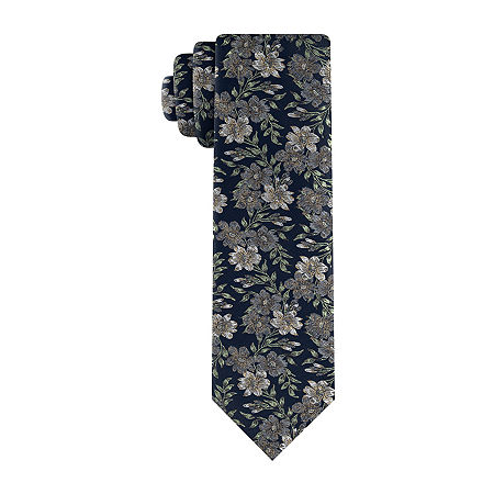 Click here for J. Ferrar Floral Tie  One Size  Blue prices