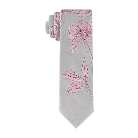 Click here for J. Ferrar Floral Tie  One Size  Pink prices