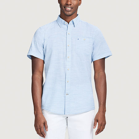 Click here for IZOD Dockside Chambray Mens Short Sleeve Regular F... prices
