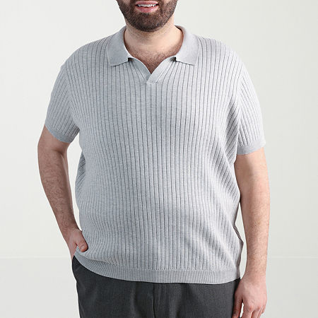 Click here for Haggar Johnny Collar Big and Tall Mens Slim Fit Sh... prices