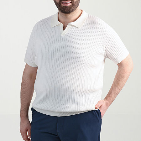 Click here for Haggar Johnny Collar Big and Tall Mens Slim Fit Sh... prices