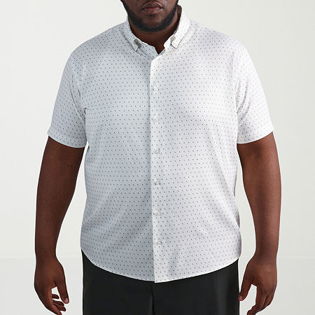 Click here for Haggar Performance Mens Short Sleeve Slim Fit Big... prices