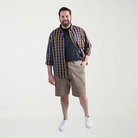 Click here for Haggar Mens 10 1/2 Big and Tall Cargo Short  54  B... prices