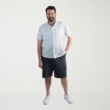 Click here for Haggar Mens 10 1/2 Big and Tall Cargo Short  54  G... prices