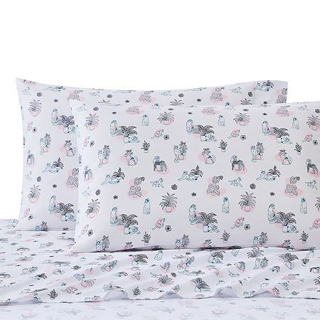 Click here for Forever 21 Printed Cooling Microfiber Sheet Set  O... prices