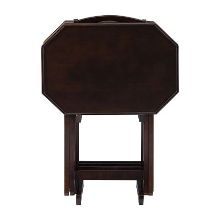 Click here for Myrick 4-pc. TV Tray Table with Stand  One Size  B... prices