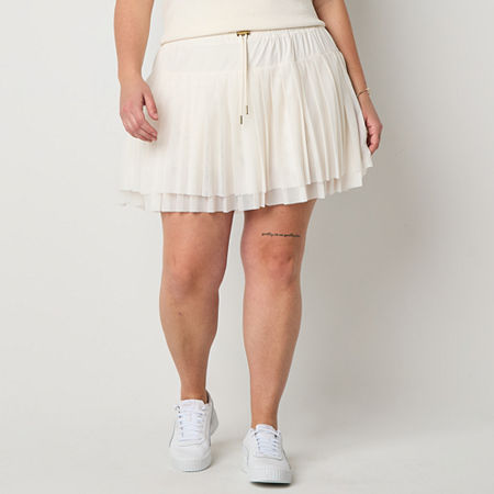 Click here for Stylus Womens High Rise Plus Skort  1x  White prices