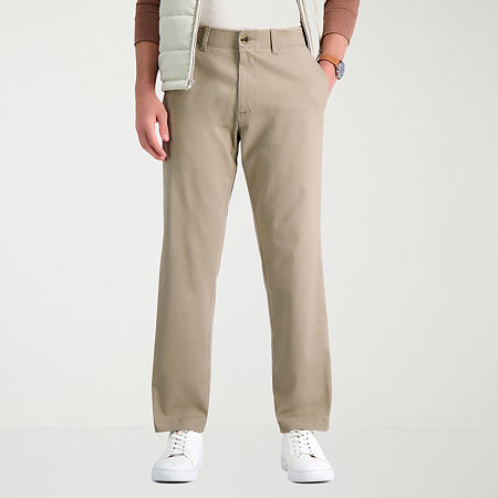Click here for Haggar Mens Life Khaki Straight Fit Comfort Pant -... prices