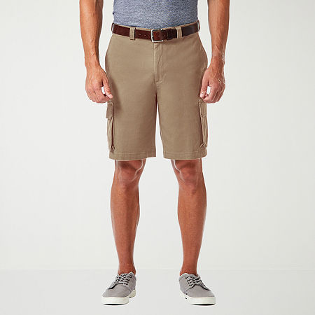 Click here for Haggar Stretch Tech Mens 10 Stretch Fabric Cargo S... prices