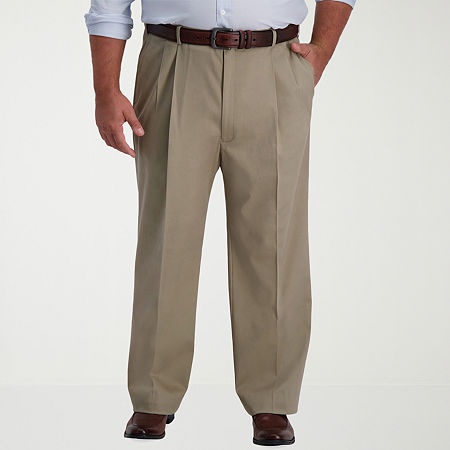 Click here for Haggar Mens Big & Tall Iron Free Premium Khaki Cla... prices