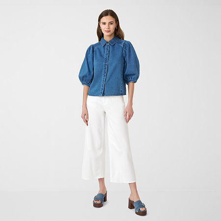 Click here for RM Rebecca Minkoff Womens Mid Rise Wide Leg Jean... prices