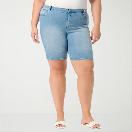 Click here for Gloria Vanderbilt Womens 10 Plus Denim Short  16w... prices