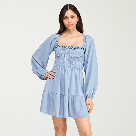 Click here for City Triangle Womens Juniors Fit + Flare Dress  X-... prices