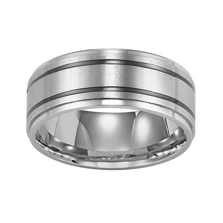 Click here for Stainless Steel Ring  Mens 9mm Band  One Size  Gra... prices