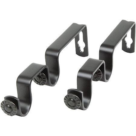 Click here for Rod Desyne Double Wall Brackets  One Size  Black prices