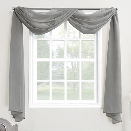 Click here for No. 918 Emily Sheer Voile Window Scarf Valance  On... prices